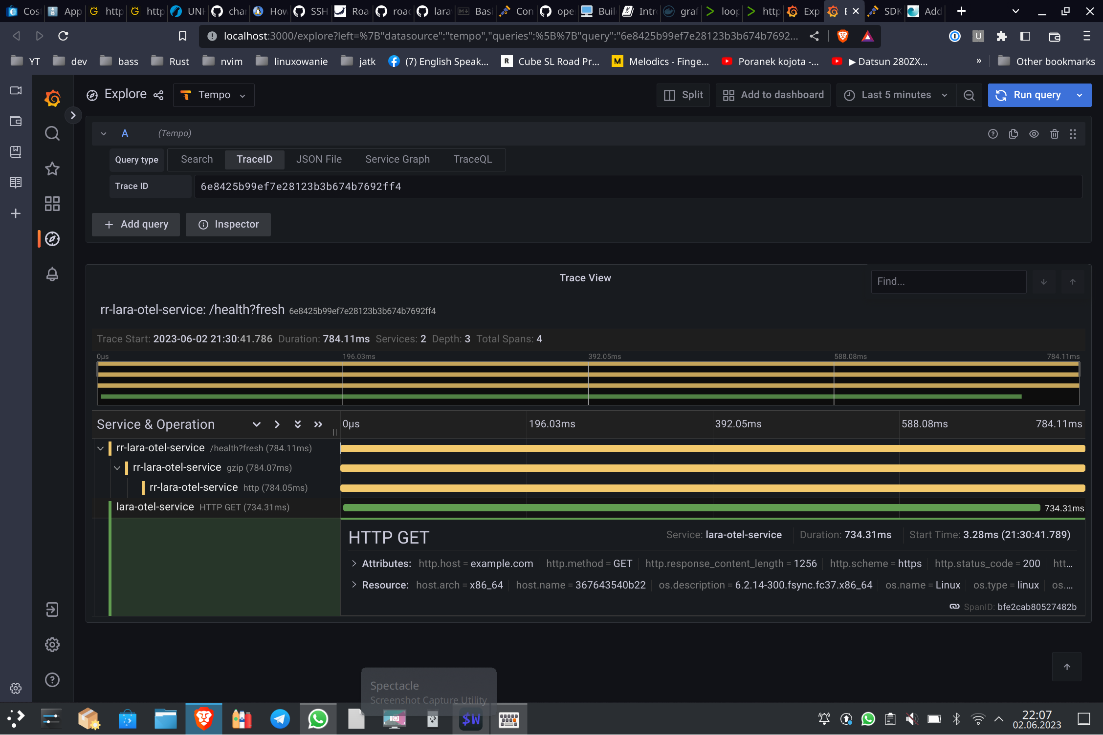OpenTelemetry Tracing Laravel Autoinstrumentation | Wojciech Guła